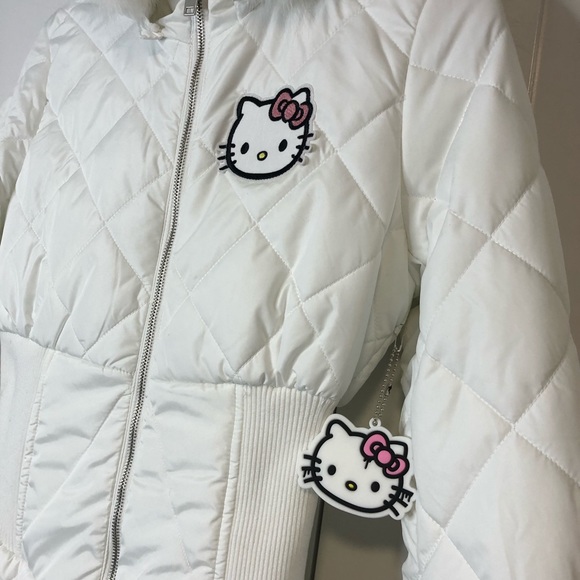 Forever 21 | Jackets & Coats | Nwt Hello Kitty And Friends X Forever 2 Quilted Puffer Jumpsuit ...
